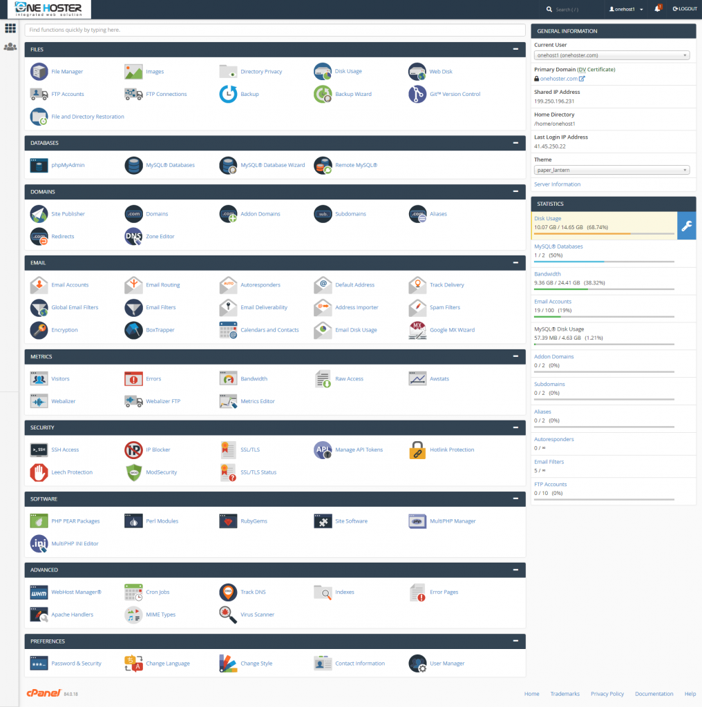 Cpanel filter directory from awstats - ltsilope